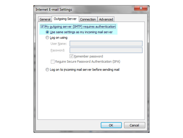 Outlook XP / Outlook 2002 Setup Instructions