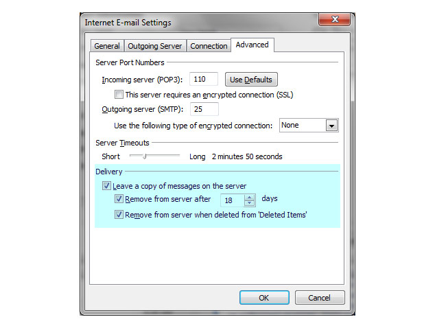 Outlook XP / Outlook 2002 Setup Instructions